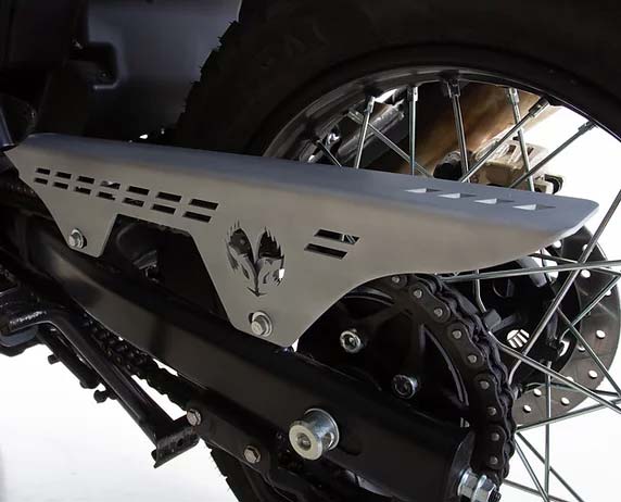 Chain guard Royal Enfield Himalayan 400 | Hedgehog Motorcycles ...