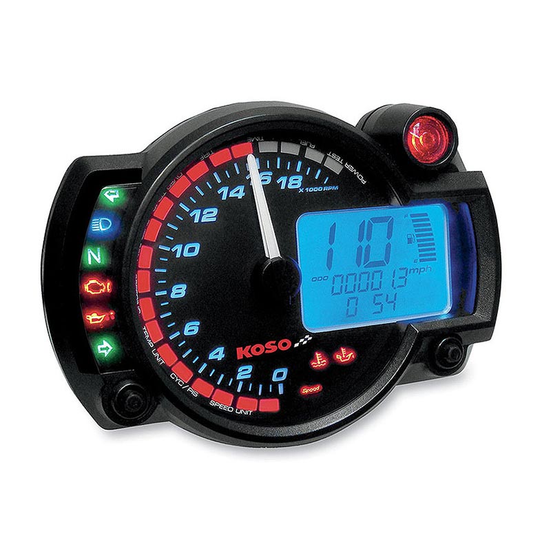 Digital speedometer and RX2N+ needle rev counter | Koso | blackpines.fr